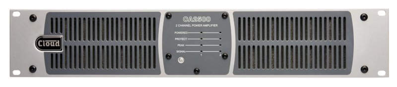 Cloud CA2500 Digital Forstærker 2 x 500 W 4 Ohm og 100 Volt