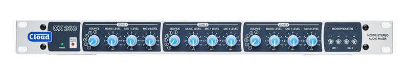 Cloud Zonemixer CX263 3 zone mixer 6 line/2 mic input